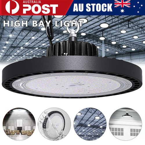 High Bay LED Lights 200W Industrial Workshop Warehouse Gym Shed Farm ...