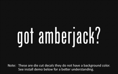 (2x) got amberjack? Sticker Die Cut Decal vinyl | eBay