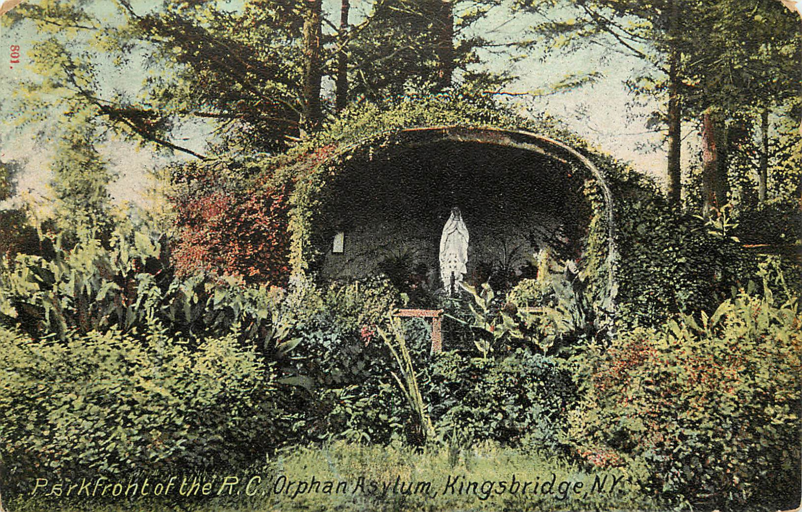 Postcard Park Front of the Roman Catholic Orphan Asylum Kingsbridge ...