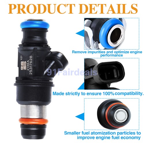 25317628 Upgrade Fuel Injectors For 99-07 Chevy Silverado GMC 4.8/5.3/6 ...