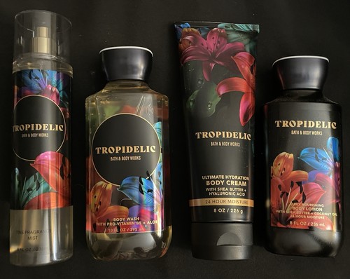 NEW Mega Lot Of 4 - Bath & Body Works TROPIDELIC MIST, CREAM, LOTION ...
