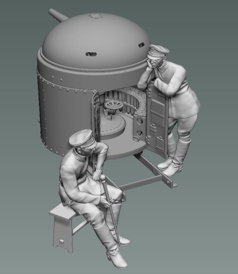 Copper State F35-049 1/35 Fahrpanzer German Leaning Crewman For ...