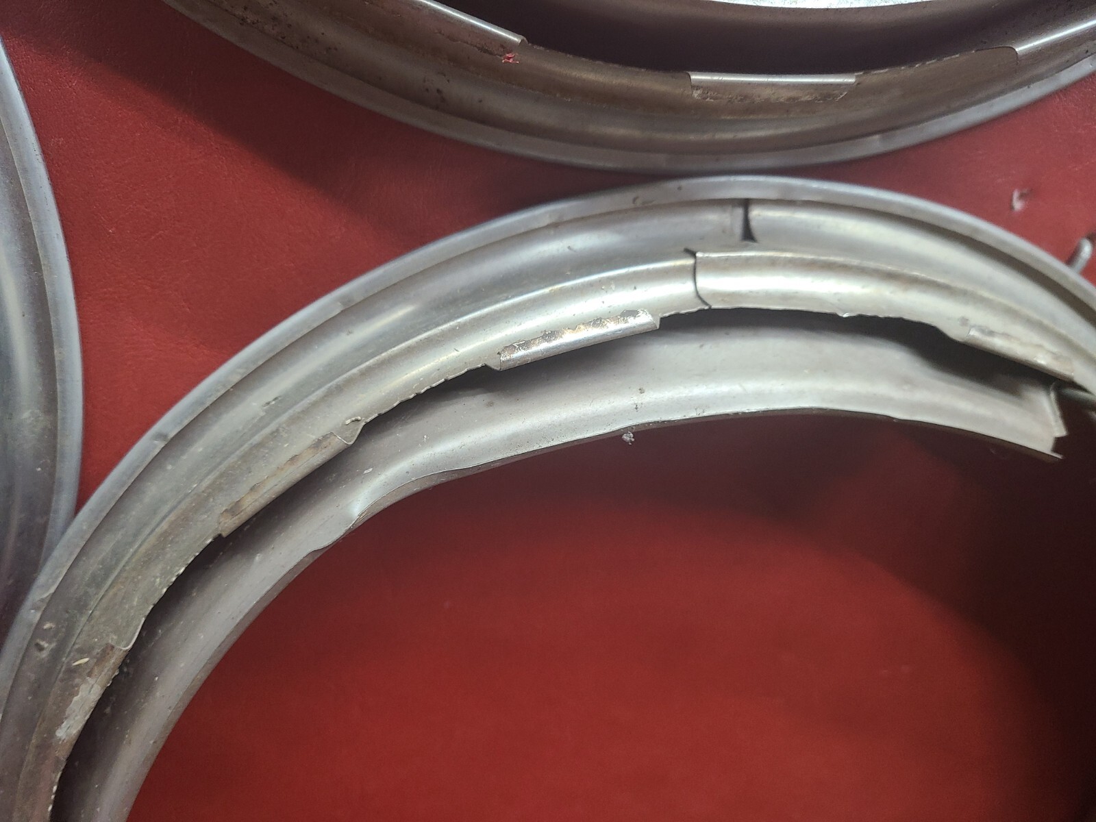 1970s 80s Ford Mustang Bronco Truck F150 F250 Trim Ring Wheel SET 15 ...