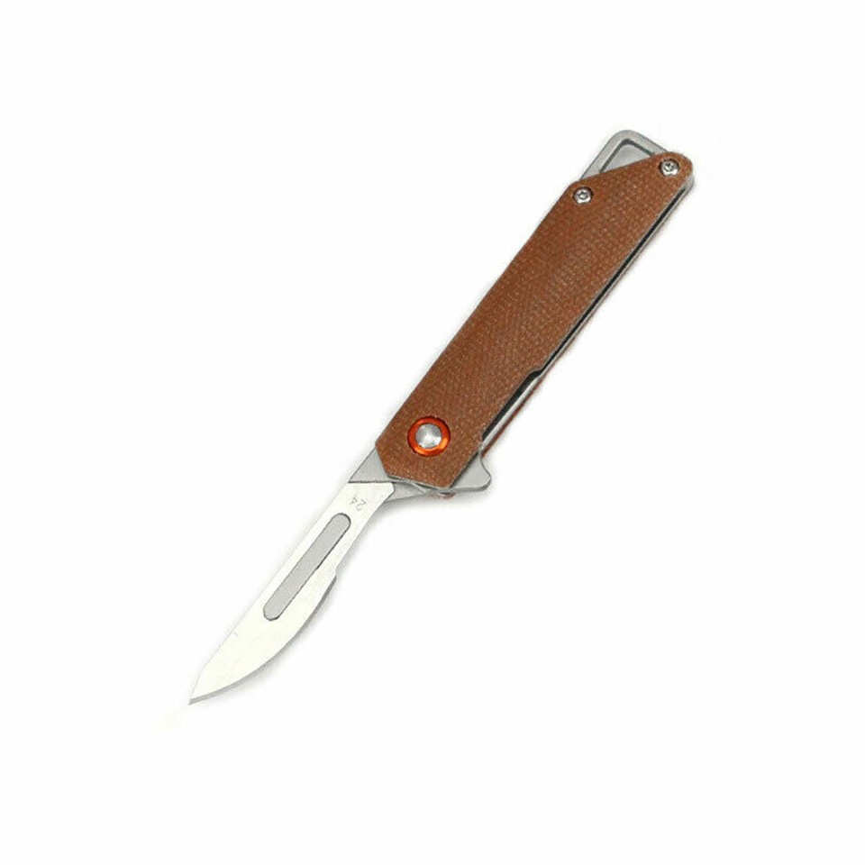 Carbon Fiber Pocket Scalpel Folding Blade Knives Utility Knife Outdoor ...