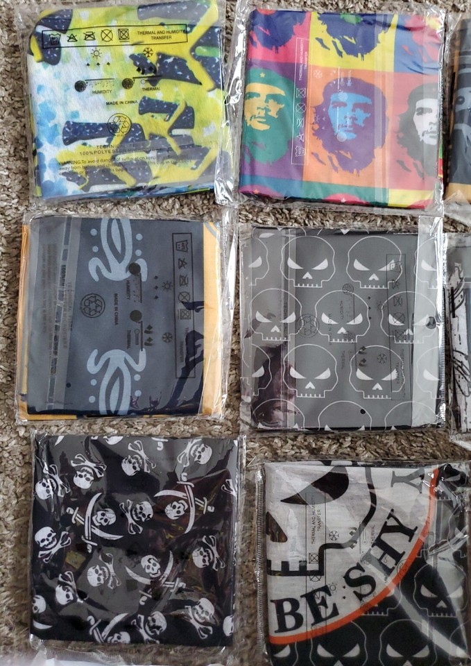 6 PCS Gator Face Mask Men Reusable Cloth Neck Gaiter Face Mask - 🔥🔥 | eBay