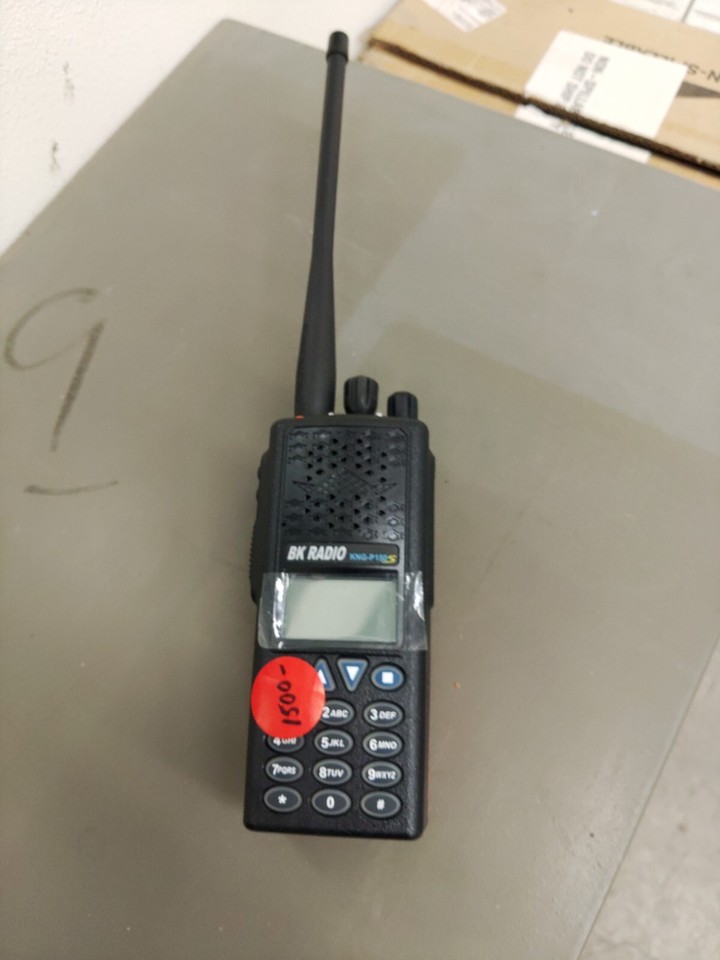BK KNG P150 S P25 PORTABLE RADIO WITH "AA" BATTERY HOLDER ANTENNA ...