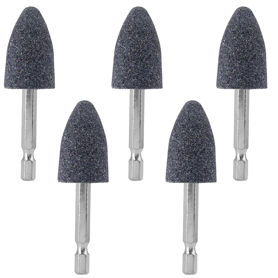 5PCS Abrasive Drill Bits Stone Grinding Bits 14 Hex Shank Small ...