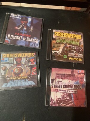 Papoose (4) CD Bundle. Streetsweepers Promos/Mixtapes. RARE. | eBay
