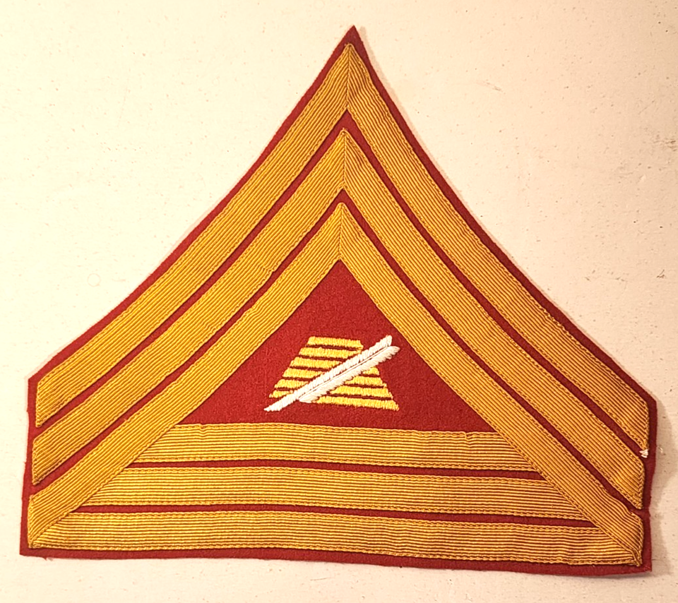 PAIR of EARLY 1900's USMC MARINE CORPS PAYMASTER SERGEANT CHEVRONS | eBay