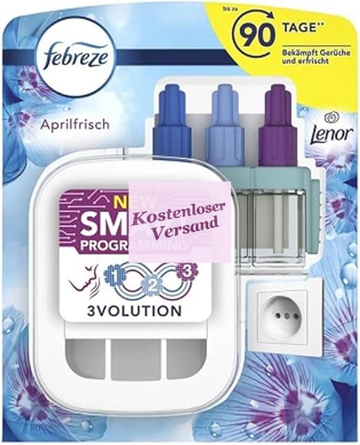 3Volution Duftstecker (20 ml) Lenor Aprilfrisch, Lufterfrischer,Febreze ...