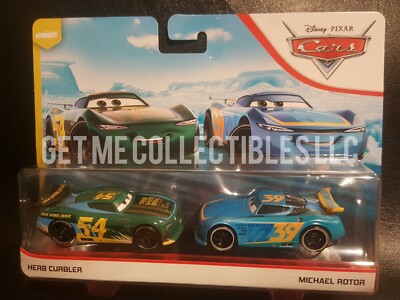 DISNEY PIXAR CARS HERB CURBLER MICHAEL ROTOR NEXT GEN 2020 2 PACK SAVE ...