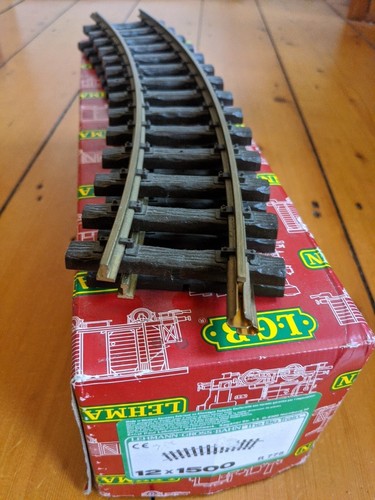 LGB Curved Track 1500 Brass Train Track R775, Two Pieces | eBay