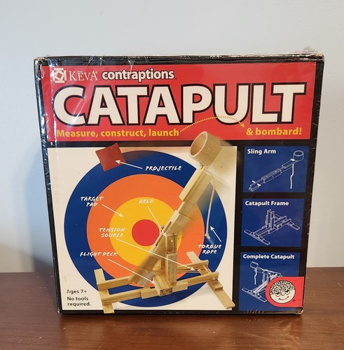 Lot of two Catapult construction kits (Build a Catapult by KEVA ...