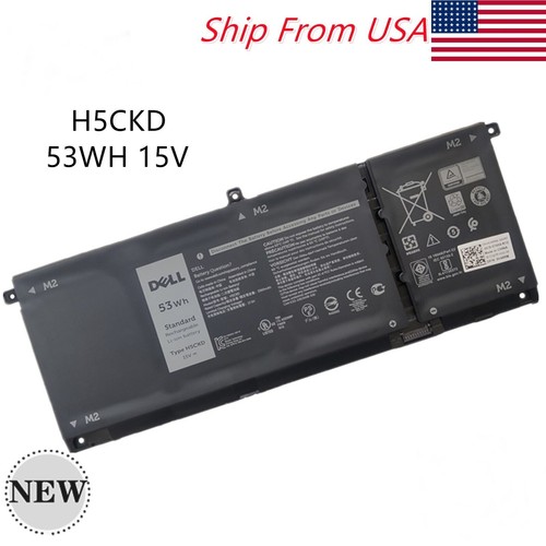 Genuine 53WH H5CKD Battery For Dell Inspiron 5406 7405 7306 7506 2-in-1 ...