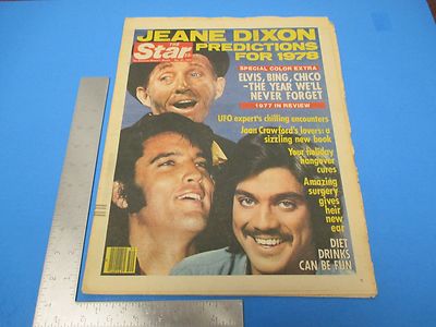 The Star December 27 1977 Tabloid Elvis Bing Chico Special Color Extra ...