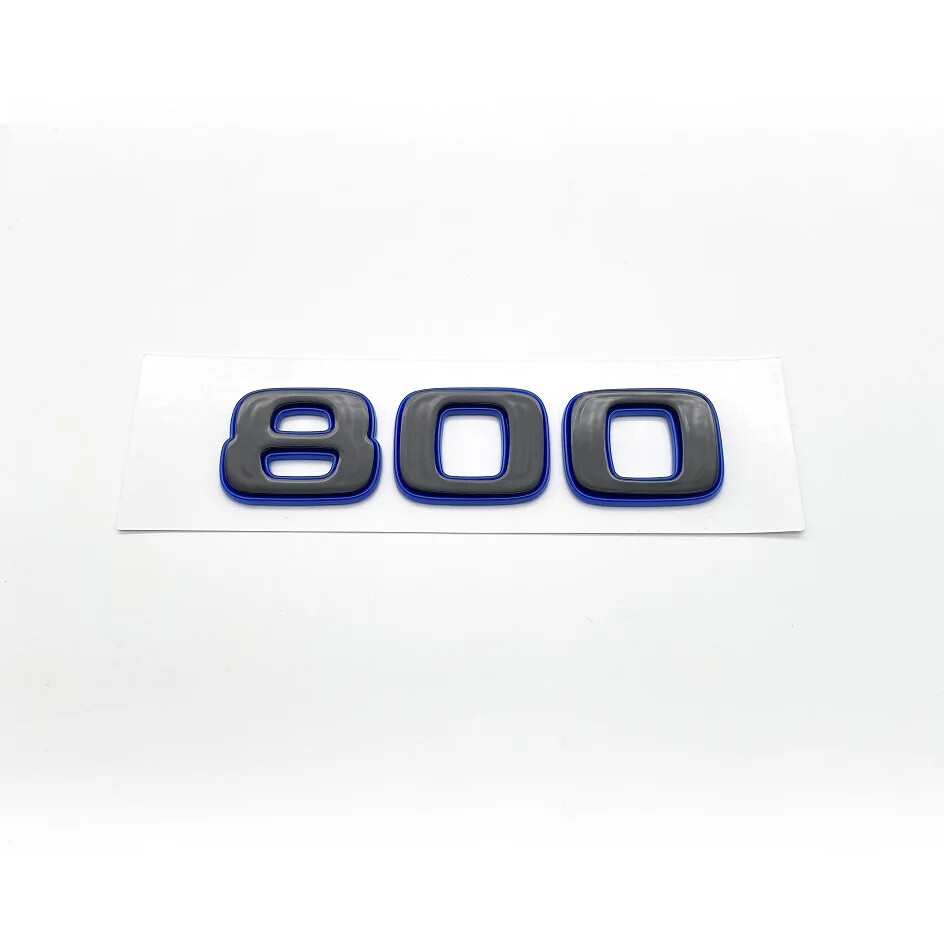 Blue Car Emblem Sticker 700 800 900 EDITION Rear Sticker Brabus Trunk ...