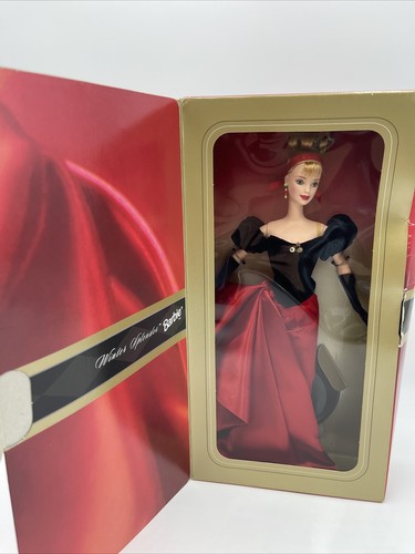 NIB Avon Winter Splendor Barbie Mattel 1998 NRFB Beautiful Christmas ...