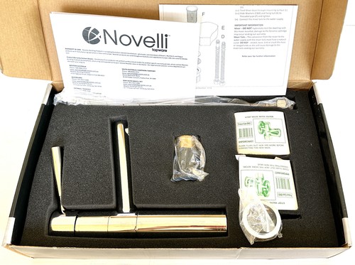 Novelli 7820/1 Focus Swivel Kitchen Sink Basin Mixer Chrome Tapware Kit ...