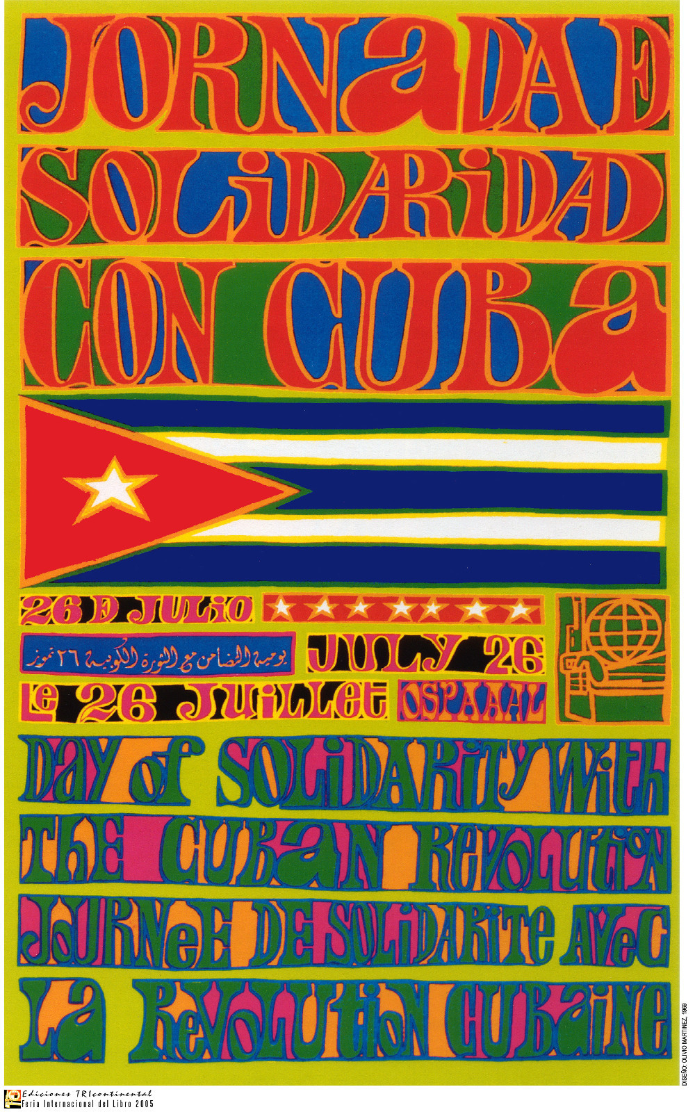 Political Cuban POSTER.Castro Revolution.Cold War Cuba REvolution ...