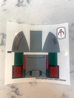 LEGO STICKER SHEET for 8097 Slave I (3rd Edition), New & Genuine! | eBay