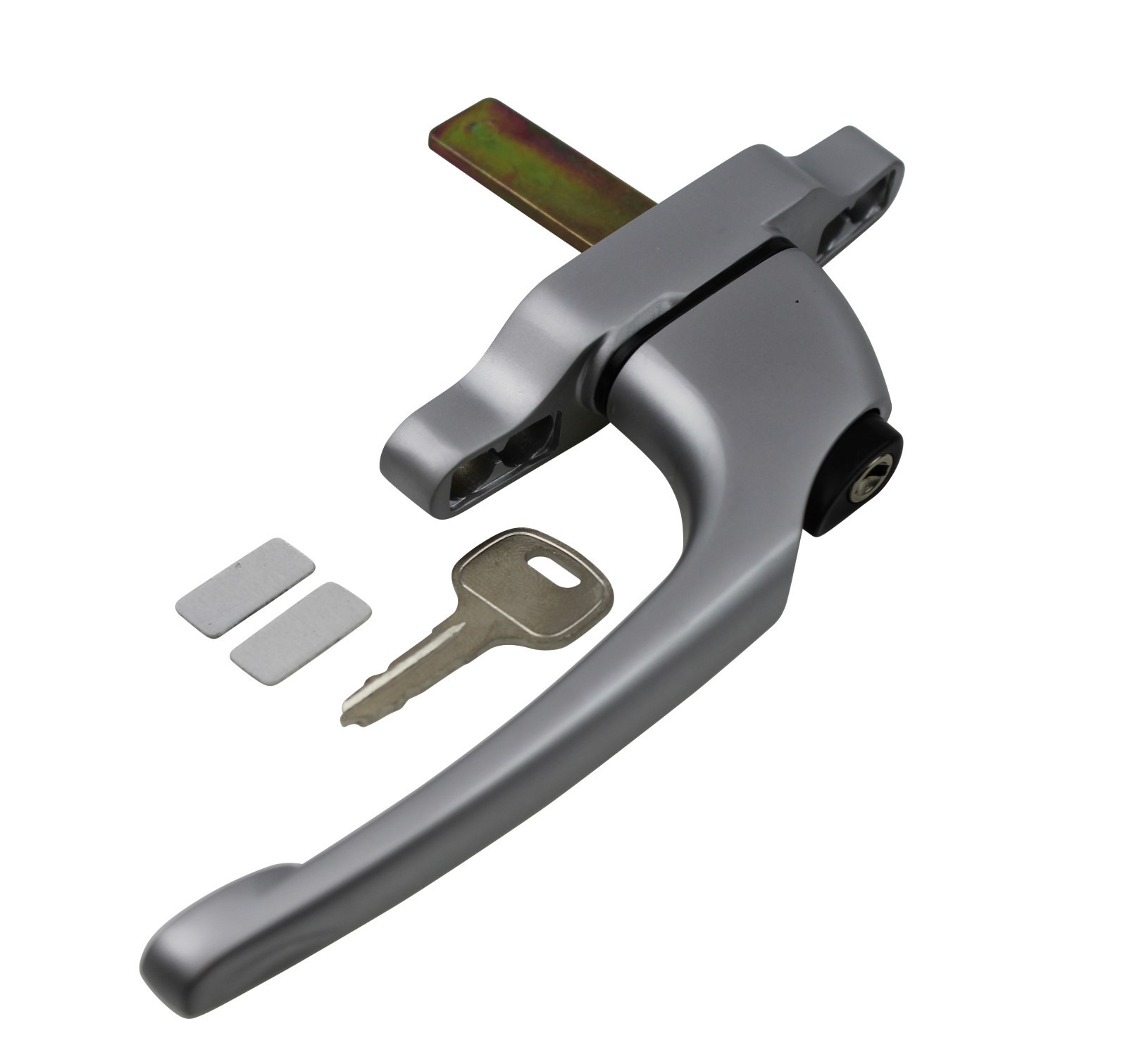 Cadenza Aluminium Window Handle Tongue (spade) Driven Silver Left Hand ...