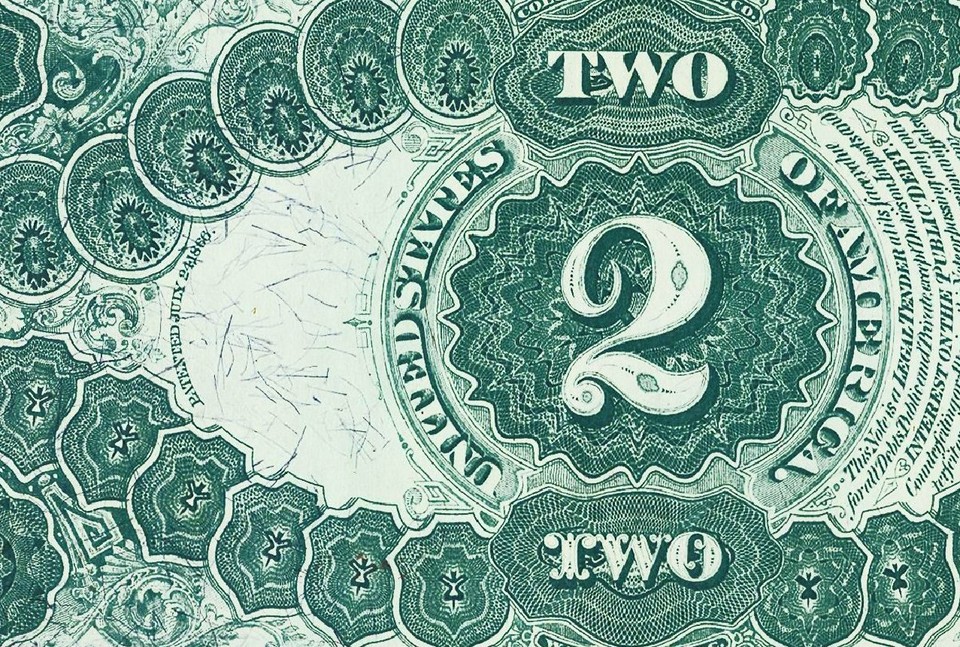 Reproduction $2 1878 Legal Tender Note US Paper Money Currency Copy | eBay