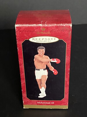 MUHAMMAD ALI - 1999 Hallmark Keepsake CHRISTMAS Ornament - in original ...