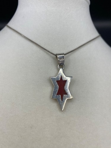Vintage 925 star enamel necklace | eBay