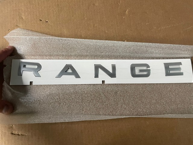 Land Rover Name Lettering Plate Badge - LR026394 for sale online | eBay