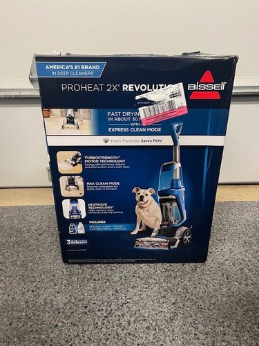 BISSELL - ProHeat 2X Revolution Corded Upright Deep Cleaner - Silver ...