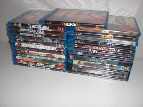 Bluray Film Sammlung Konvolut 25 Stück Uncut Horror Action Splatter ...