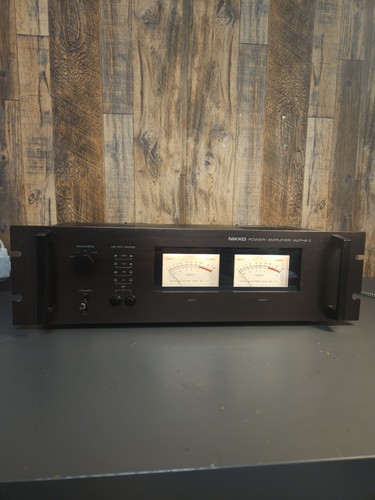 Nikko Alpha II Stereo Power Amplifier | Tested And Working | eBay