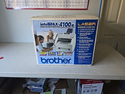 Brother IntelliFax-4100e Monochrome Laser Printer NEW Fax Machine | eBay