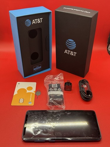 Samsung Galaxy S9+ 64GB SM-G965U AT&T Clean Reset Complete Box ...