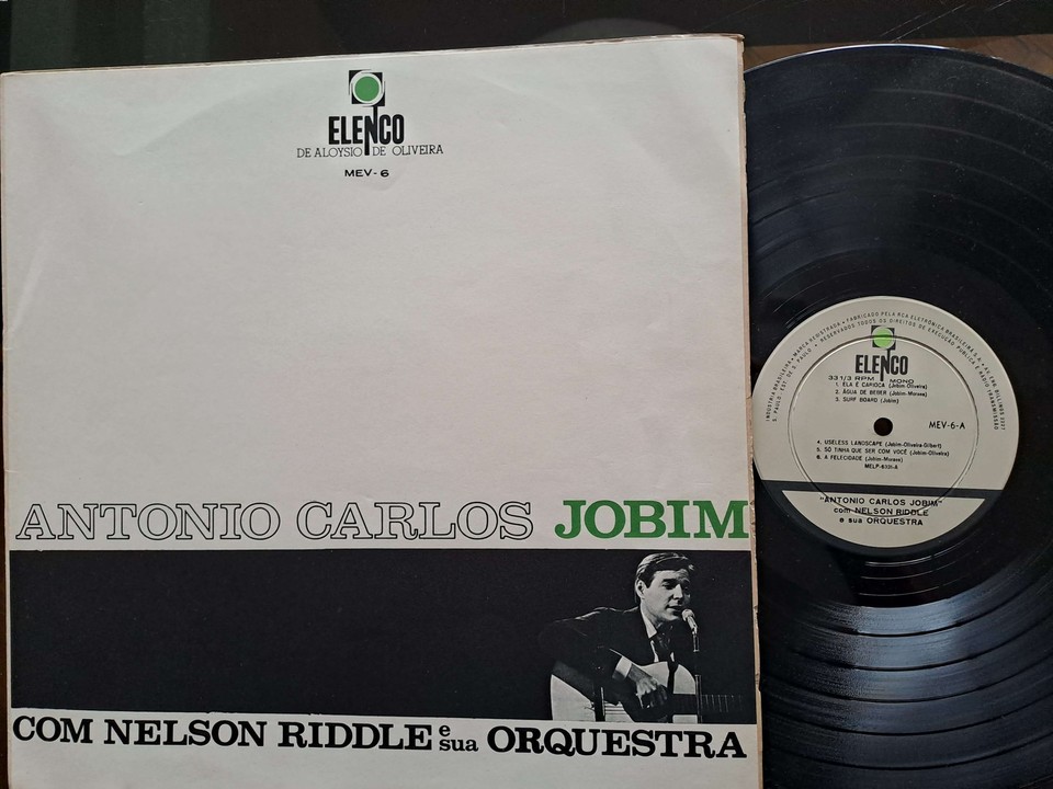 ANTONIO CARLOS JOBIM | COM NELSON RIDDLE | BRAZIL | LP | RARE | ELENCO ...