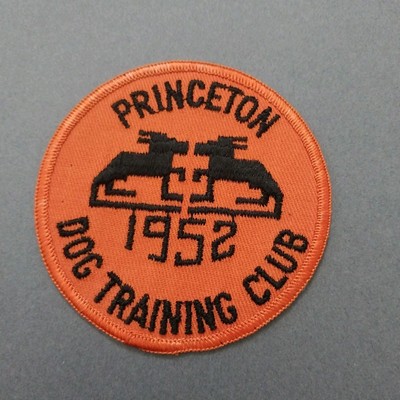 Princeton New Jersey NJ 1952 Dog Training Club 3.5" Sew On Patch | eBay