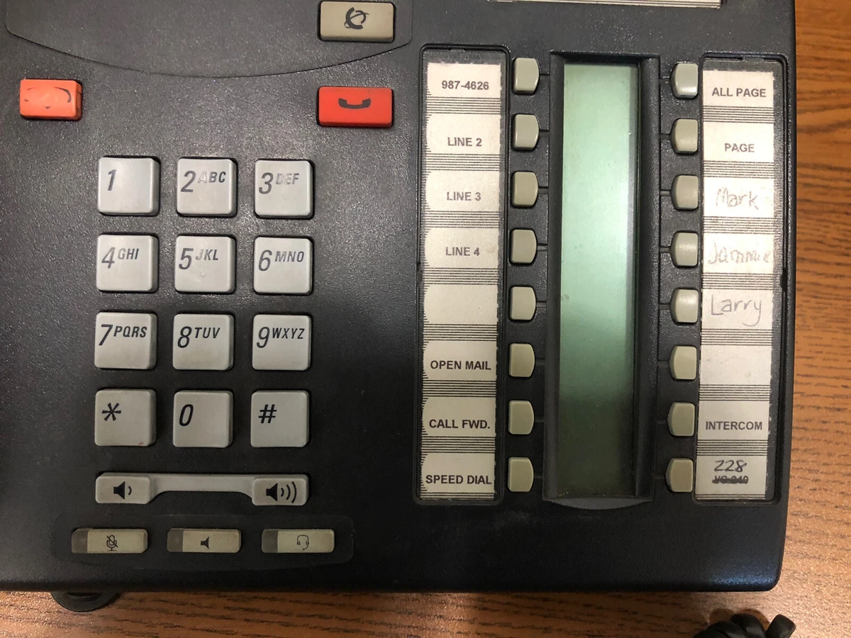 Nortel Networks Phone Manual T7316e