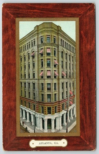 Atlanta GA~Rounded Corner~Equitable Life Ins Bldg~Brown "Frame"* Border ...