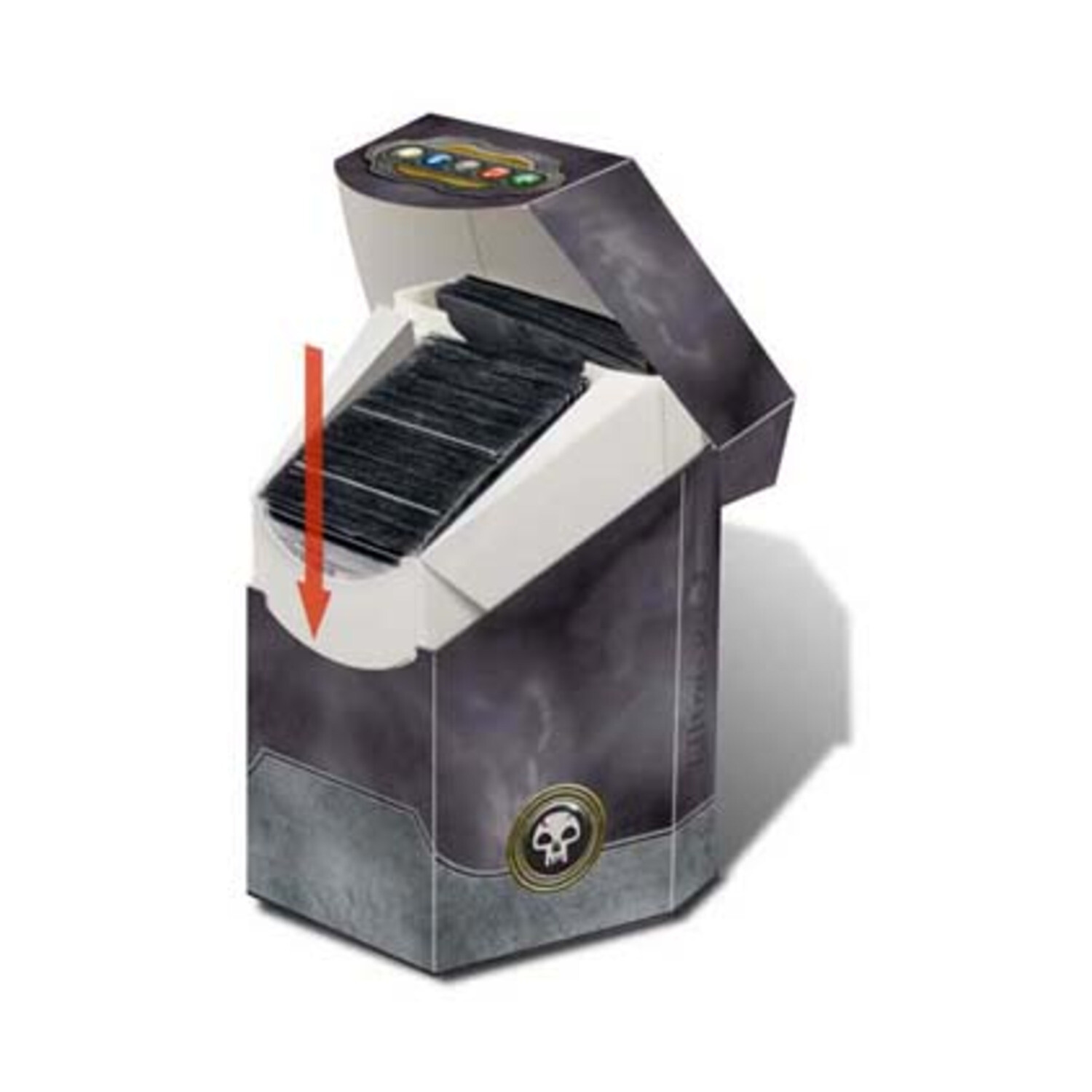 Ultra Pro Magic the Gathering Deck Box Commander 2011 - Mana Black Deck ...