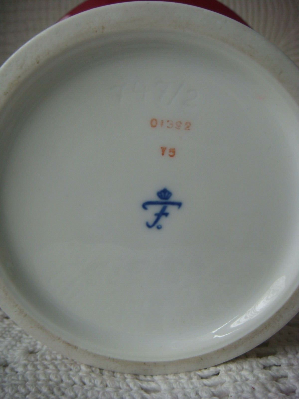 RRR RARE Antique FURSTENBERG Germany Porcelain Vase Hand Painted | eBay