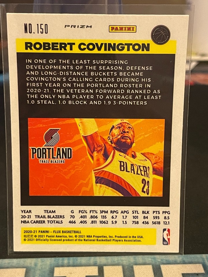 2020-21 Panini Flux Silver #150 Robert Covington | eBay