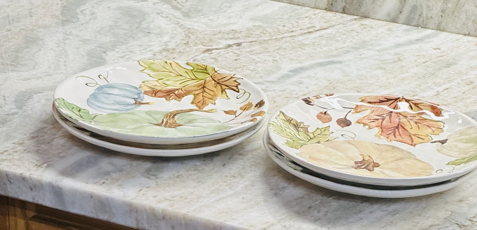 Robert Stanley Fall/Thanksgiving Joyfall Set Of 4 Dinner Plates 8 1/2 ...