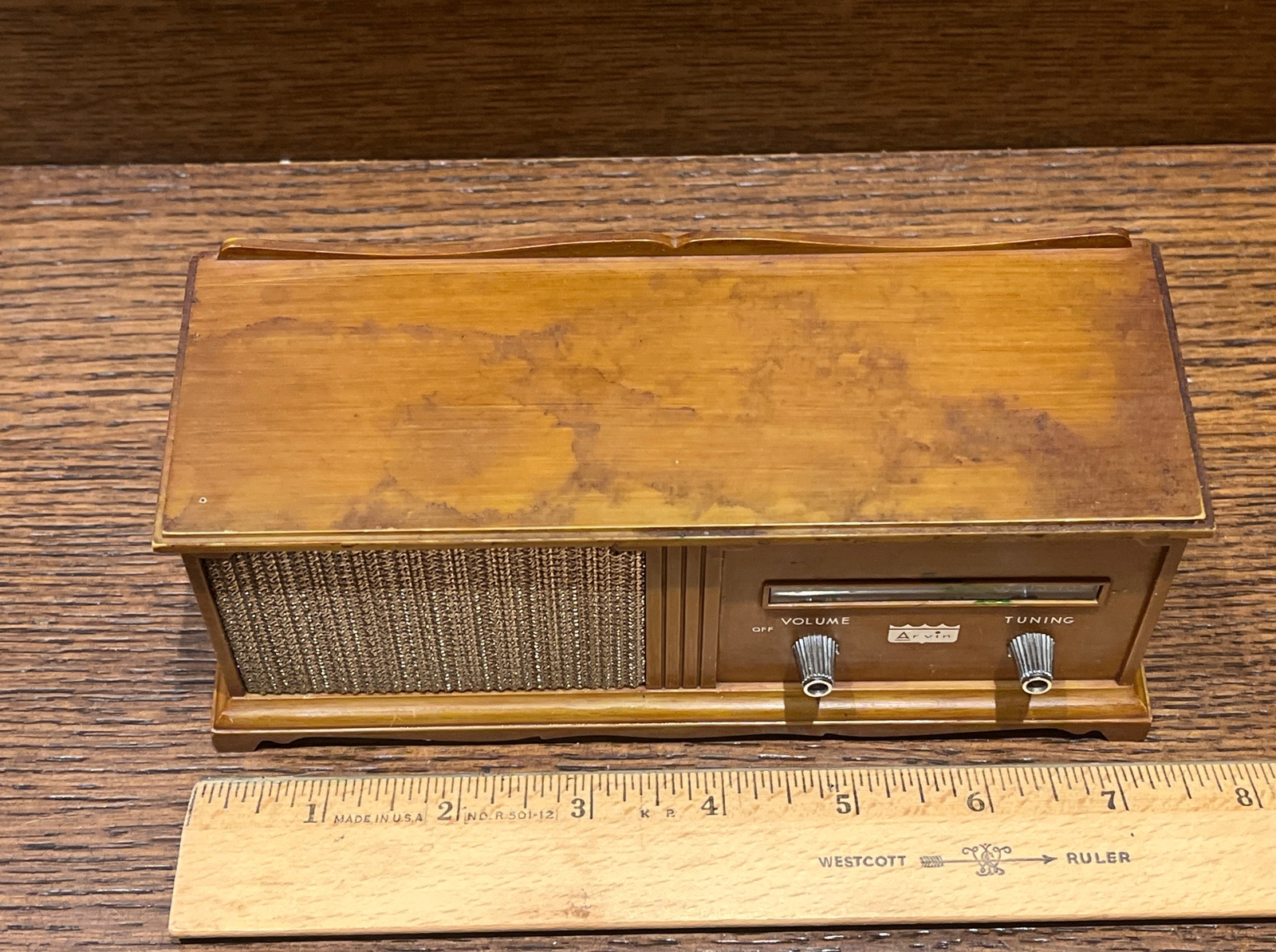 Vintage Arvin Toy Transistor Radio 28R02 Record Player Cabinet Columbus ...