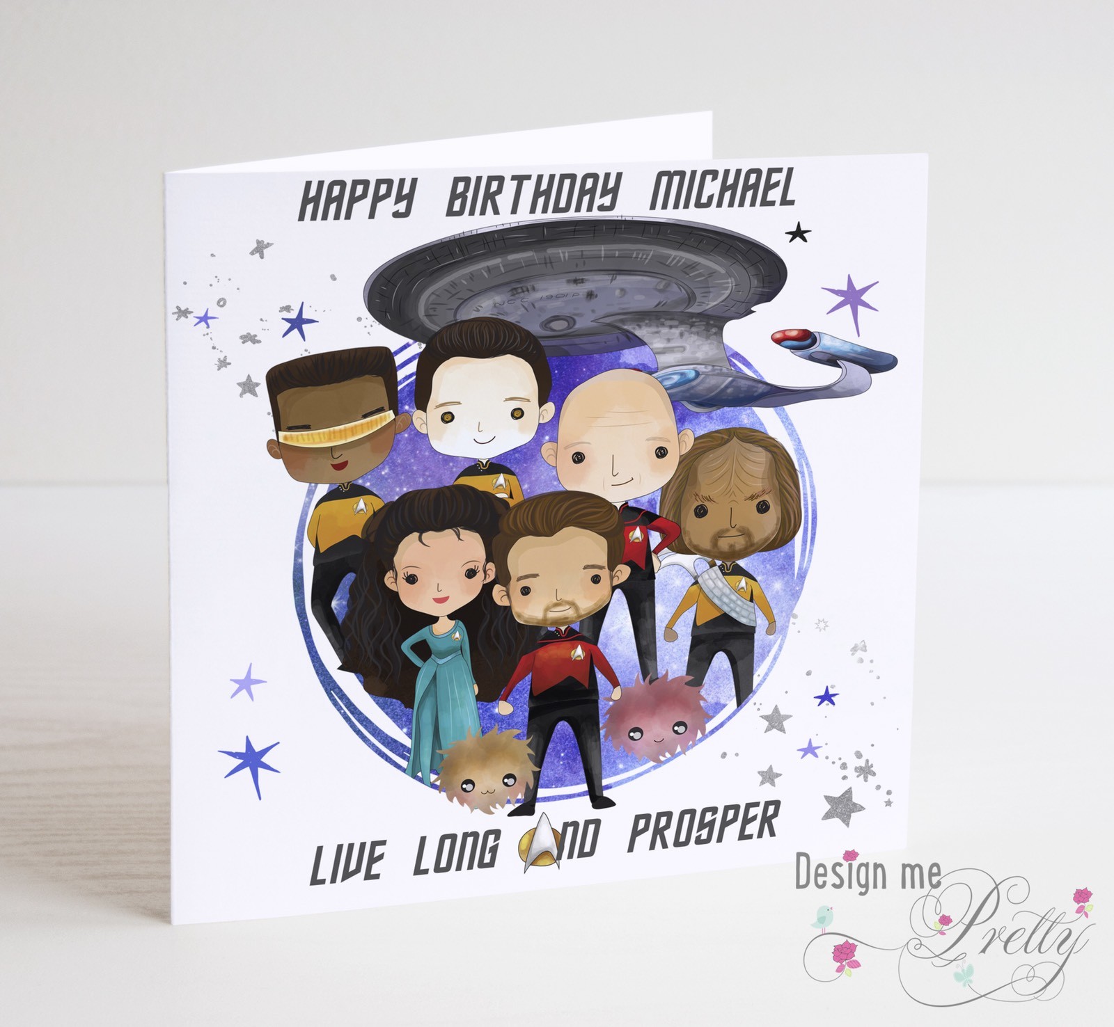 STAR TREK Birthday Card - Boyfriend Husband LIVE LONG AND PROSPER | eBay UK