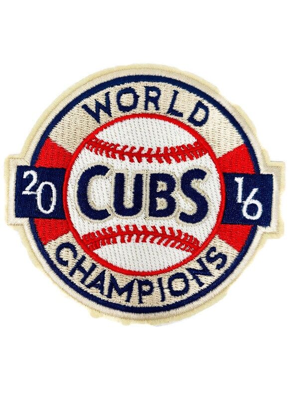2016 MLB World Series Chicago Cubs Championship Iron on Embroidered ...