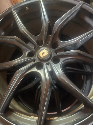 22" Black Car Rims | Size: 22" | Section Width: 285 | Aspect Ratio: 35 ...