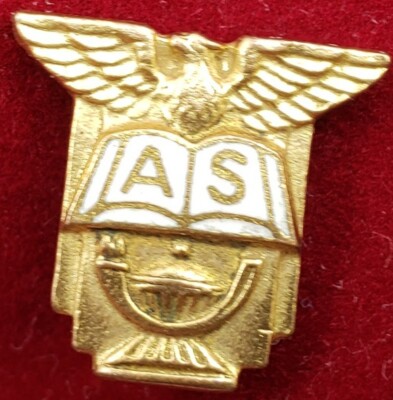Military Chaplain Vintage Lapel Pin eagle bible A.S. lamp | eBay