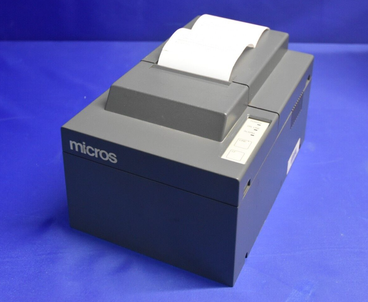 RECONDITIONED Micros Remote Auto-Cut Printer (Model 385-1) 30 DAY DOA ...