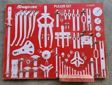 Snap-on CJ2000SB Master Interchangeable Puller Set With Wall Cabinet ...
