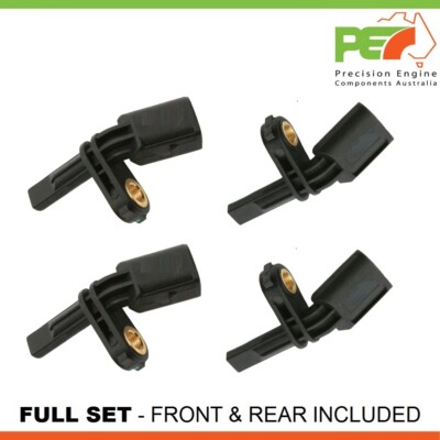 4x PEC Front & Rear Wheel Speed Sensors For Skoda Superb Diesel 2.0L ...